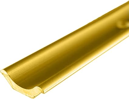 Amazon.com: 1/2" Aluminum Cove, Predrilled with Countersunk Holes ...