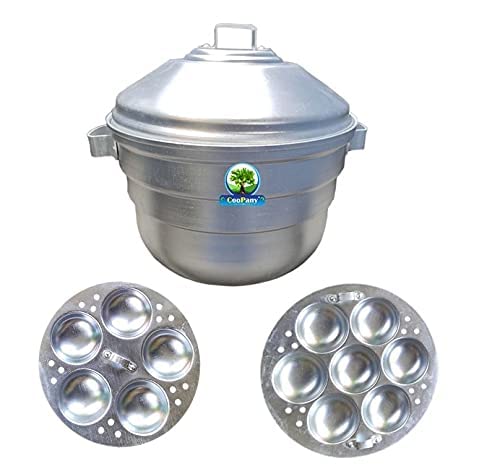 CooPany® Anodised Aluminium Idly Maker/Idly Pot/Idly Paanai (2 Idly ...