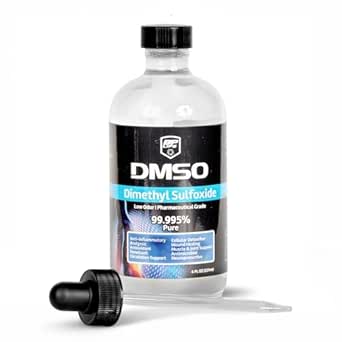 BP Life Pharmaceutical Grade DMSO – 4oz Glass Dropper Bottle - Low Odor ...