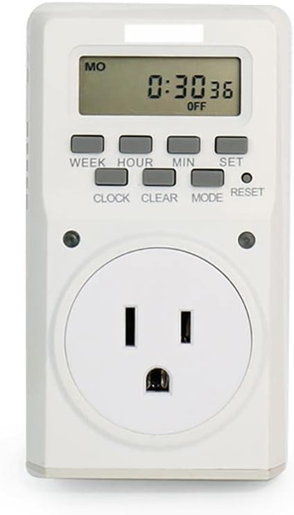 Amazon.com: Fire Wolf Outlet Timer, 24 Hours Programmable and Plug in ...