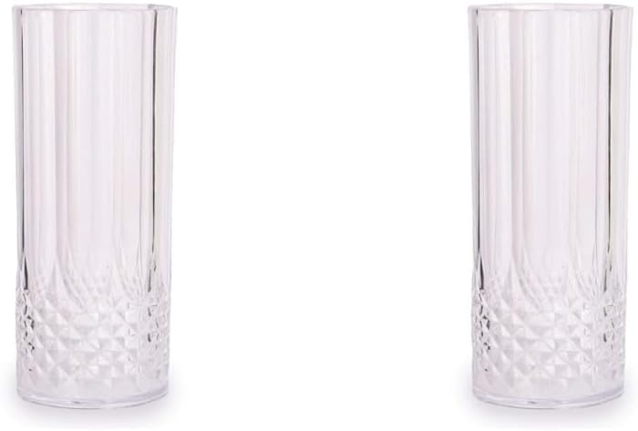 Amazon.com: Wedding Venue Shop Plastic Highball Glass - 16oz | Clear ...