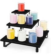 Amazon.com: ELITEROO 3 Tier Wooden Display Riser Stand, Portable ...