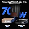 Amazon.com: ATOMSTACK A70 Max Laser Engraving and Cutting Machine, 70W ...