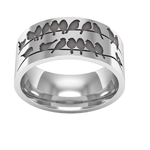 Amazon.com: Sterling Silver Bird Ring, Birds Ring : Handmade Products