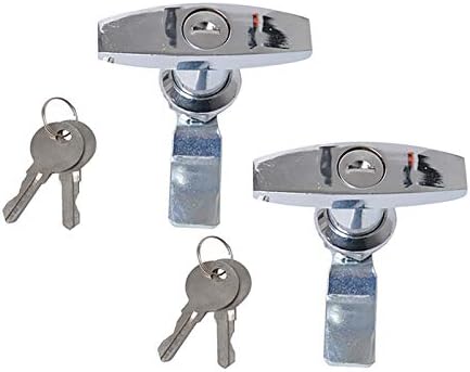 Amazon.com: Torcarvh 2PCS T-Handle Door Lock Latch Truck Cap Camper ...