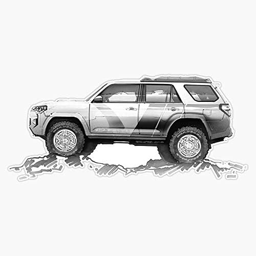 Amazon.com: 5Th Gen 4Runner TRD - Classic Vinyl Waterproof Sticker ...