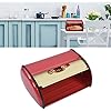 Amazon.com: Metal Bread Box For Kitchen Countertop Bread Bin Holder ...