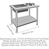 Amazon.com: Breading Table Fried Chicken Preparation Station With ...