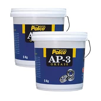 PALCO AP-3 GREASE Bucket 5 KG (Pack of 2) Multipurpose Water Resistant ...