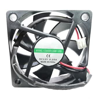 Amazon.com: CHA6012RM-15B DC12V 0.20A 2-Wire Chassis Cooling Fan ...