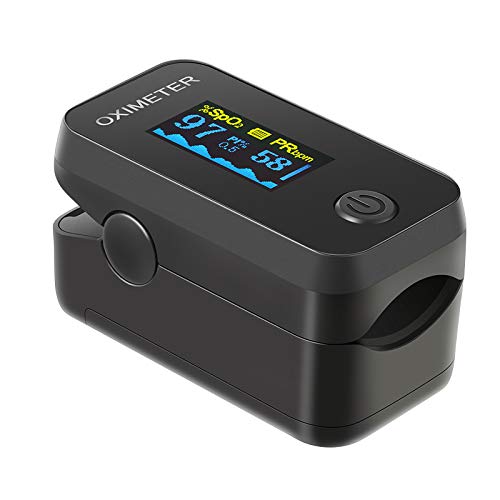 ComDent Pulse Oximeter, Fingertip with SpO2 Pulse Oximeter, Pulse Rate ...
