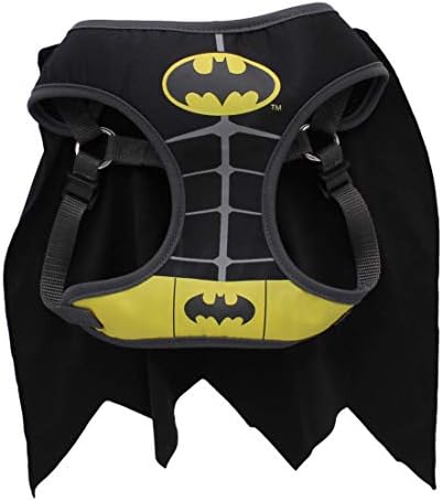 DC Comics for Dogs Batman Superhero Dog Harness, Medium, Gray : Amazon ...