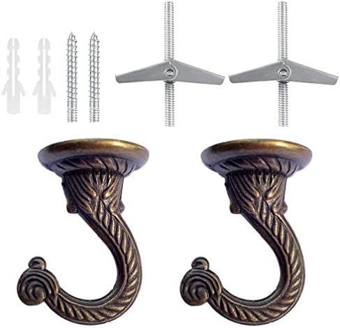 Amazon.com: diplambr Classic Swag Hook Heavy Duty Ceiling Hook with ...