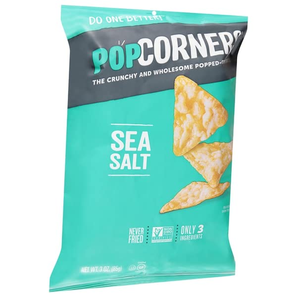 Amazon.com: Popcorners, Popped-Corn Snack, Sea Salt, 3 Ounce