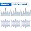 Amazon.com : 15Pcs Stainless Steel Intruder Deterrent Fence Wall Spikes ...