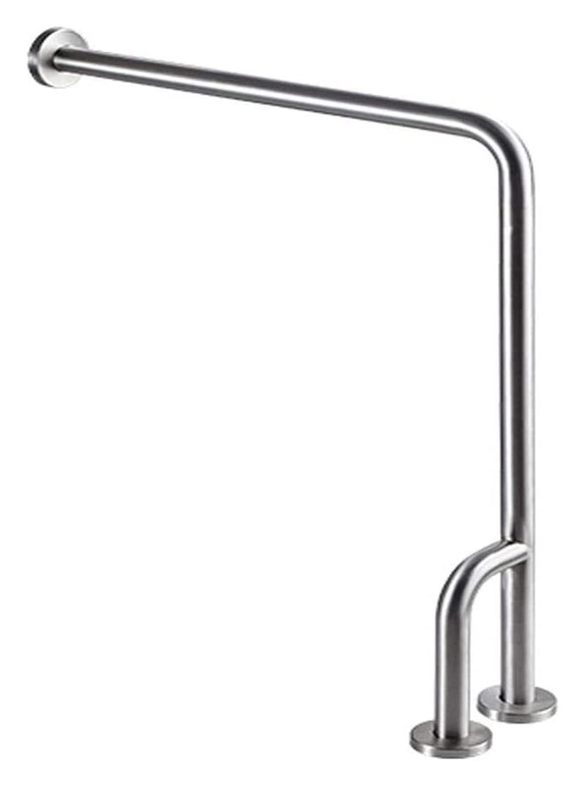 Amazon.com: ALDEPO Grab Bars Stainless Steel L-Shaped Floor-Standing ...