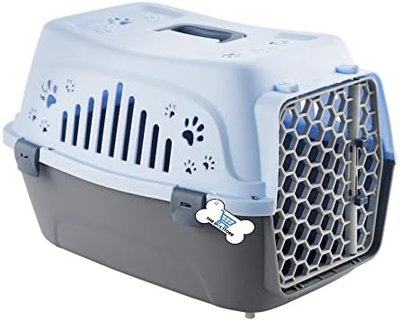 The DDS Store Pet Travel Carrier Puppy Cat Rabbit Basket Plastic Handle ...