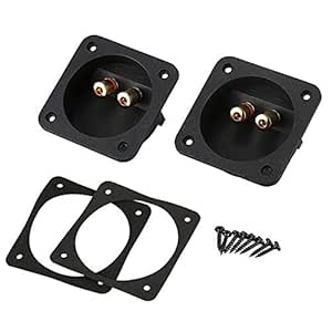 Generic 2 Pack Speaker Box Terminal Square Twist Cup Connector ...