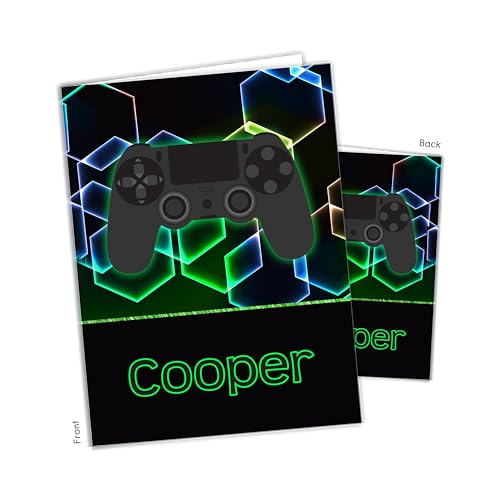 Amazon.com: Video Game Pocket Folder Gift Name Back to School Supplies ...
