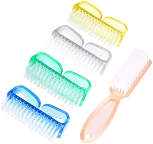 Amazon.com: 5PCS Handle Grip Nail Brush, Hand Fingernail Scrub Cleaning ...