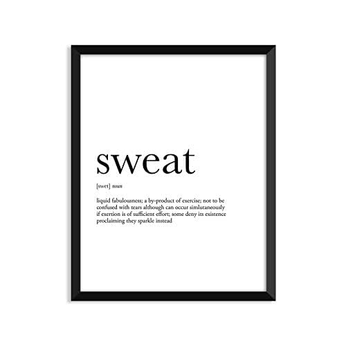 Amazon.com: Sweat definition - Unframed art print poster or greeting ...