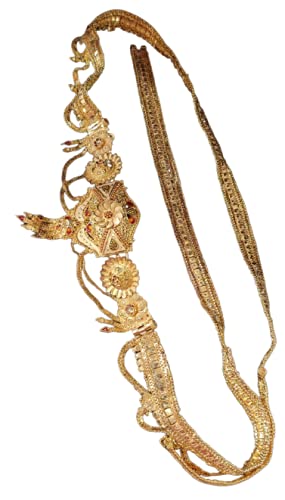 Buy Traditional Stylish Gold Plated Kamar Patta/KamarBand/Waist Belt ...