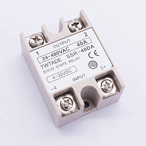 Snapklik.com : Solid State Relay SSR-40 DA 10A DC 3-32V To AC 24-380V ...