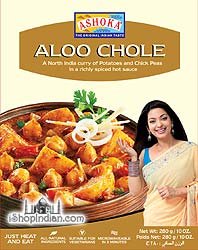 Amazon.com : Ashoka Ready to Eat Aloo Chole, Potato & Chick Pea Curry ...