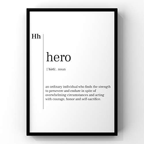 Amazon.com: Hero,Hero Print,Hero Poster,Hero Definition Print,Hero Gift ...