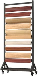 Amazon.com: Heavy Duty 8-Rod Wallpaper Storage Rack - Sturdy Textile ...