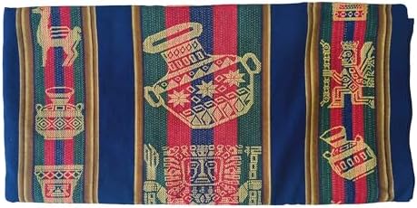 Amazon.com: Lucio Fabrics Unique Design Peruvian Throw - Vibrant ...