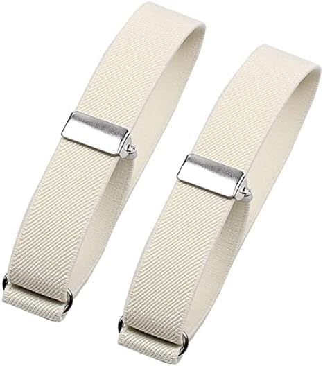 WSS-UK 1 Pair Elastic Adjustable Armbands Arm Sleeve Shirt Garter ...