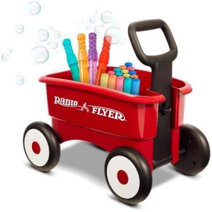 Amazon.com: Radio Flyer Summertime Fun Wagon with Bubbles and Chalk ...