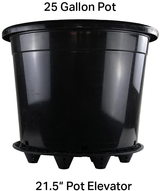 Snapklik.com : Grow1 21.5-Inch Pot Elevators For Plants