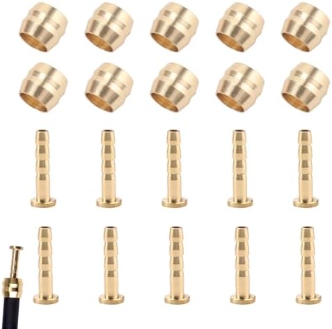 Olive and Barb Insert 10 Set Bike Hydraulic Disc Brake Hose Olive ...