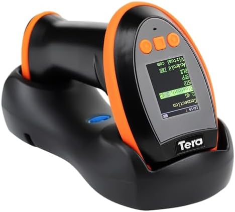 Amazon.com: Tera Barcode Scanner Wireless with Screen: Pro Version 1D ...