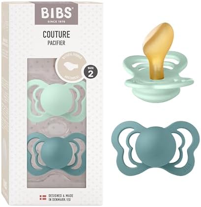 Amazon.com : BIBS Couture Baby Pacifier 2-Pack | Made in Denmark | BPA ...