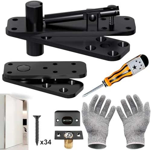 Tuningsworld Hidden Bookcase Door Secret Door Pivot Hinge Kit for Max ...