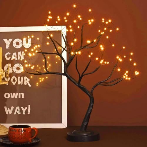 Amazon.com: Hbaushun 20" Tabletop Bonsai Tree Light, 108 LED Fairy ...