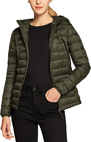 Snapklik.com : TSLA Womens Lightweight Packable Accent Puffer Jacket