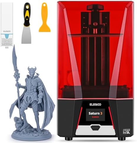 ELEGOO Saturn 3 Resin 3D Printer, 10-Inch 12K Mono LCD, Voxeldance ...
