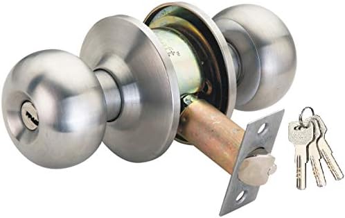 BRASK High Security Cylindrical Lock Set - Tubular Lock Set Door Lock ...