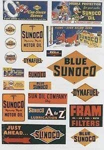 Amazon.com: JL INNOVATIVE DESIGN JLI237 1940s-1950s Sunoco Vintage Gas ...