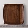 Amazon.com | Noritake Kona Wood 12-Inch Square Plate Brown: Dinner ...