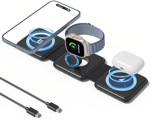Amazon.com: RYND 2025 Latest Magnetic Wireless Charger for iPhone: 3 in ...