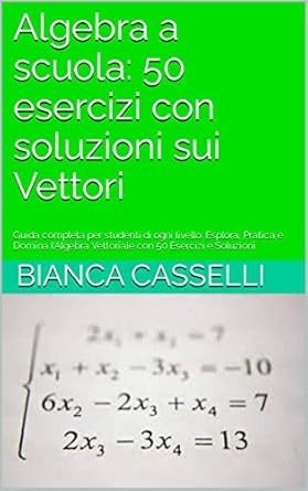 Amazon.com: Algebra a scuola: 50 esercizi con soluzioni sui Vettori ...