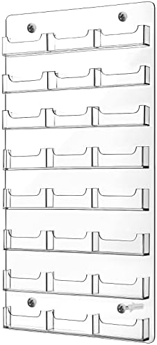 Amazon.com : HBlife Clear Acrylic Business Card Holder Wall Mount ...
