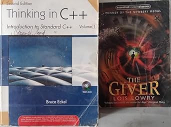 Buy Thinking In C++ Introduction To Standard By Bruce Eckel & The Giver ...