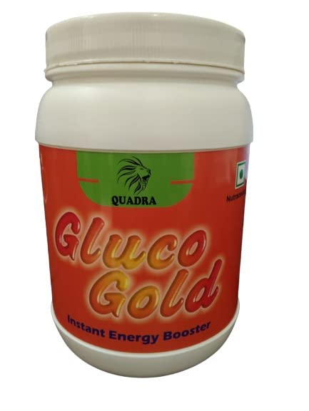 QUADRA GLUCO GOLD | Instant Energy Booster | Immunity Booster | Vitamin ...