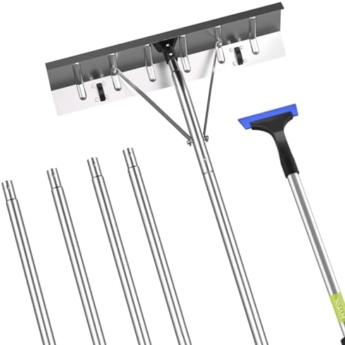 Amazon.com : 20 Feet Aluminum Snow Rake, with 17' Snow Slide, 5 ...